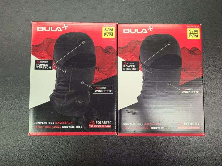 2) Bula Convertible Balaclavas - Prime Time Auctions, Inc.
