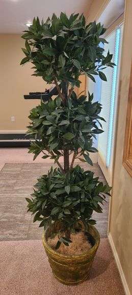 Triple Bay Leaf Topiary - Prime Time Auctions, Inc.