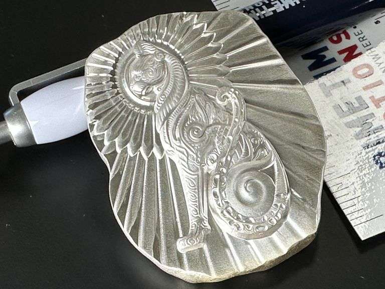 5 oz Fine Silver .9999 Art Bar, Shine Finish, Feline - Prime Time ...