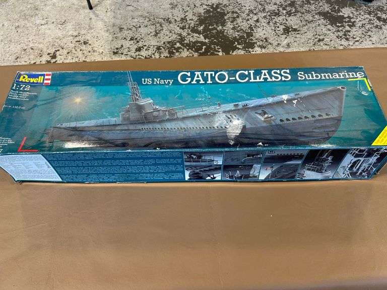 Revell US Navy Gato Class Model Submarine - Prime Time Auctions, Inc.
