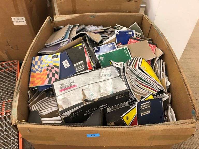 Pallet of Notebooks: College Ruled, Wide Ruled, Composition Books ... Pallet of Notebooks: College Ruled, Wide Ruled, Composition Books ...