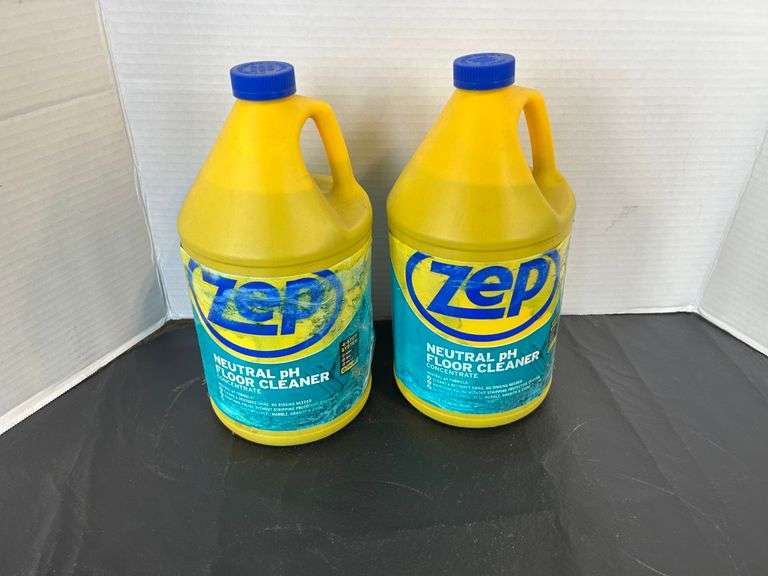 2) Bottles Zep Neutral Floor Cleaner Concentrate - Prime Time Auctions ...
