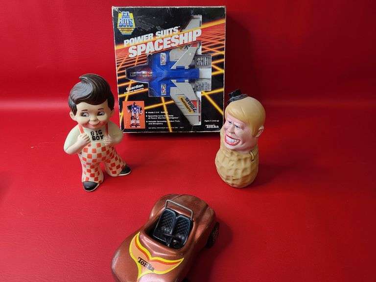 Vintage Toys, Power Suits, Big Boy, Tonka Car and Jimmy Carter Peanut ...