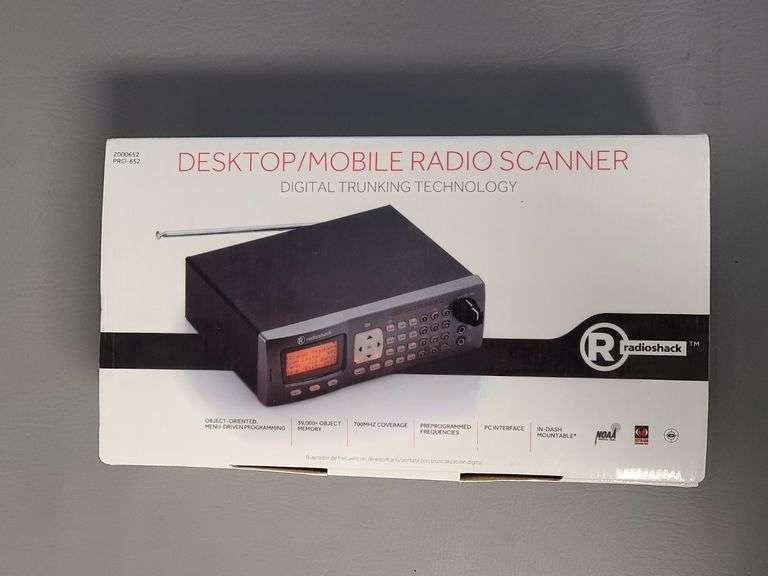 Desktop / Mobile Radio Scanner - Prime Time Auctions, Inc.