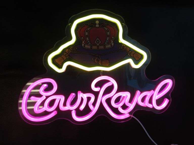 Crown Royal Light Up Sign - Prime Time Auctions, Inc.