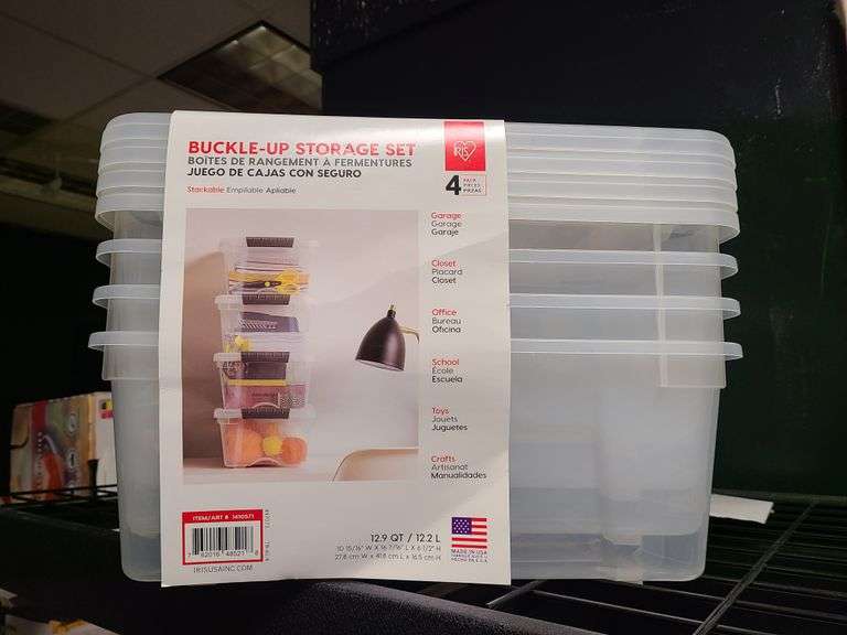 Buckle Up Storage Set - Prime Time Auctions, Inc.