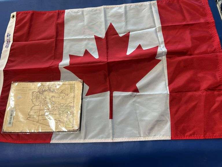 Arizona Sign, Canadian Flag - Prime Time Auctions, Inc.