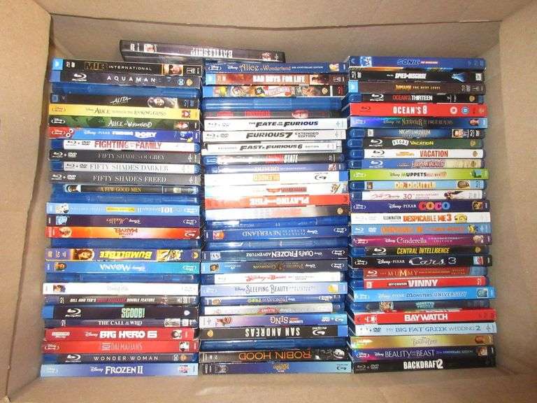 DVD Blue Ray Movie Collection, Coco, Despicable Me 3, Cars, Dr ...