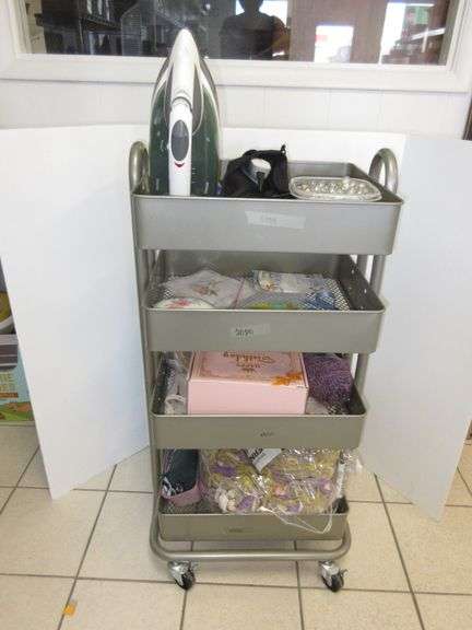 Rolling Caddy with Contents - Prime Time Auctions, Inc.