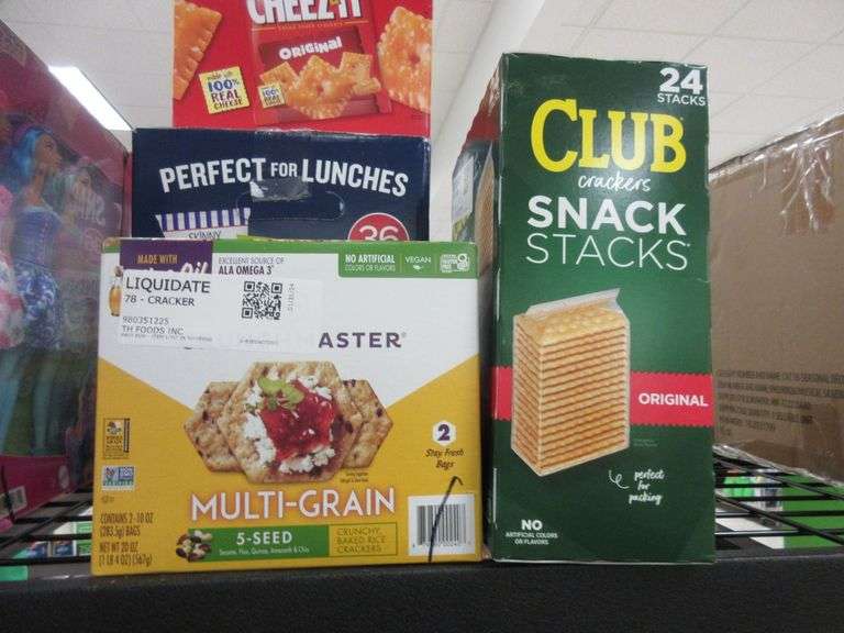Club Snack Stacks, Crunch Master Multi-Grain Crackers - Prime Time ...