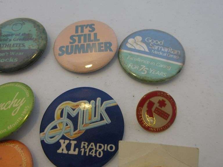 Patch, Buttons and Pins - Prime Time Auctions, Inc.