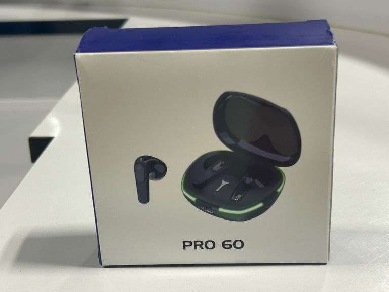 New Pro 60 Wireless Earbuds - Prime Time Auctions, Inc.