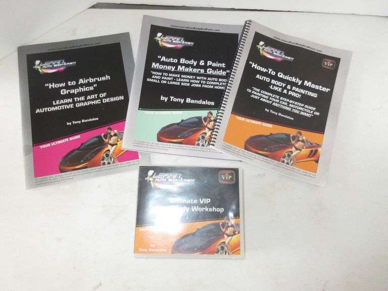 Auto Body and Airbrush Books - Prime Time Auctions, Inc.