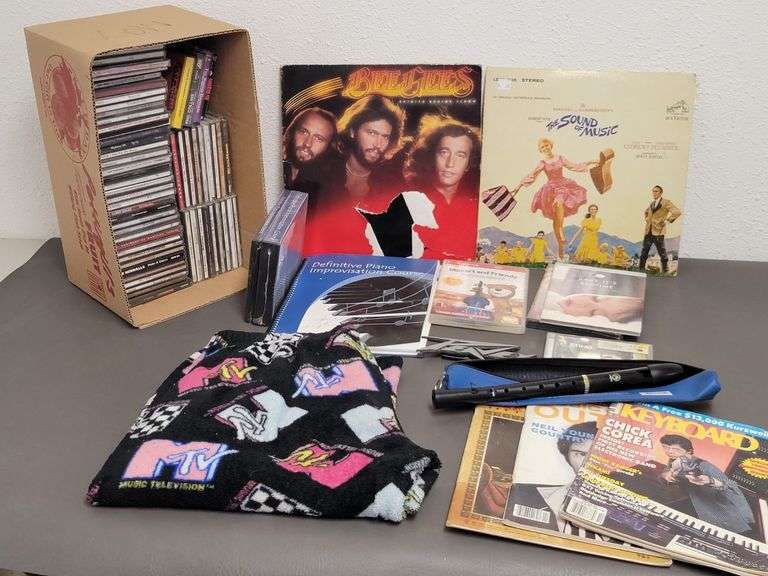 Records, CD's, Flute, Magazines - Prime Time Auctions, Inc.