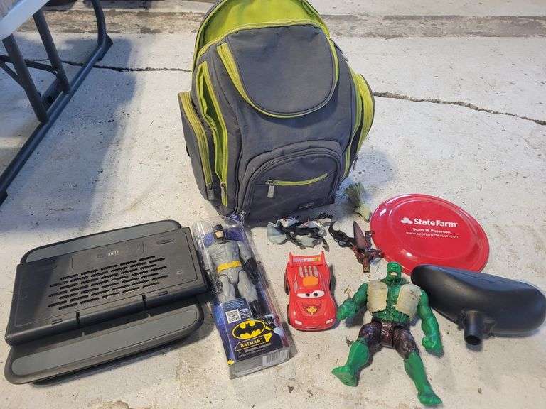 Laptop Fans, Toys, Action Figures, Backpack - Prime Time Auctions, Inc.