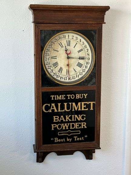 Original General Store Oak Pendulum Clock, Time to Buy Calumet - Prime ...