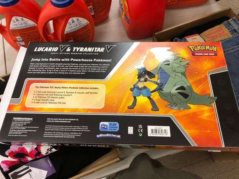 Pokemon Lucario & Tyranitar Trading Cards* - Prime Time Auctions, Inc.