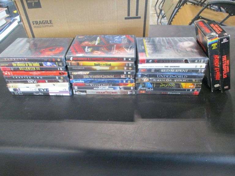 Various Dvd's, 2) VHS - Prime Time Auctions, Inc.