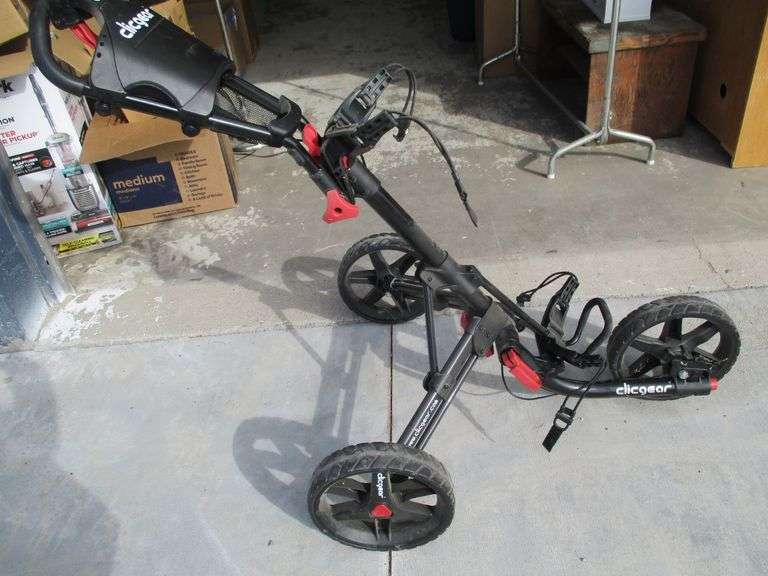 Clicgear Model 3.0 Folding Golf Cart - Prime Time Auctions, Inc.