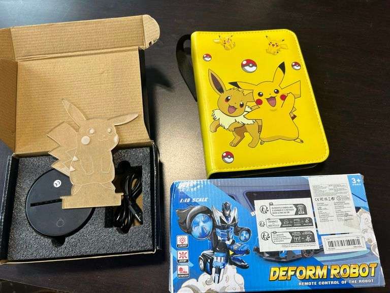 Pikachu Lamp, Pokemon Card Case, Remote Control Robot - Prime Time ...