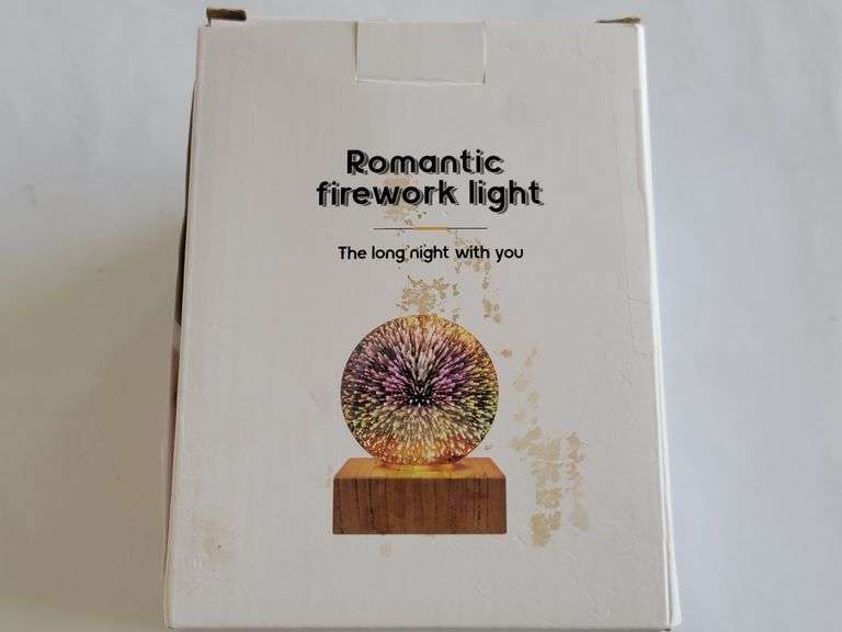 LED 3D Fireworks Night Light - Prime Time Auctions, Inc.