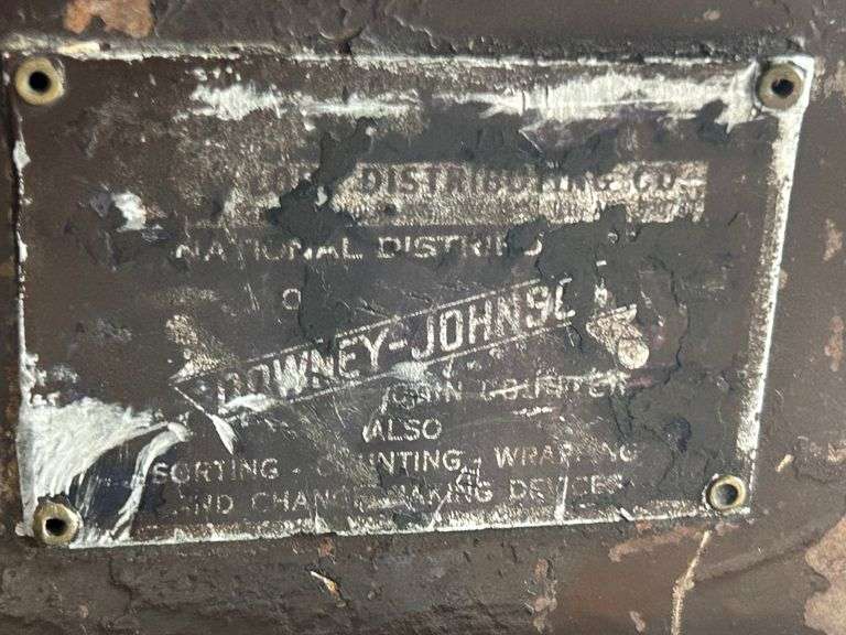 Downey Johnson Coin Counting Machine - Prime Time Auctions, Inc.