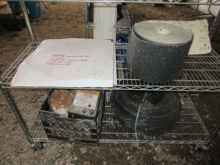 Metal Cable, Sandpaper Roll, Wire - Prime Time Auctions, Inc.