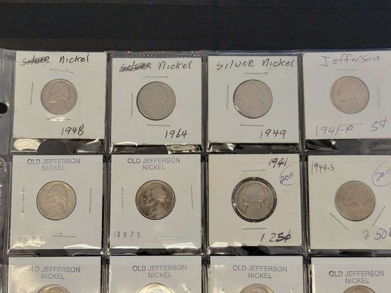 1941-1975 Old Jefferson Nickels - Prime Time Auctions, Inc.