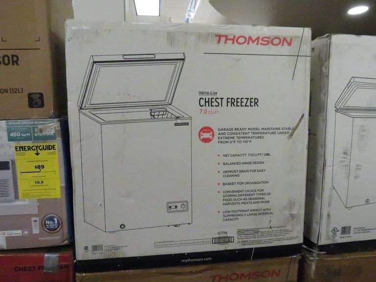 Thompson Chest Freezer * - Prime Time Auctions, Inc.