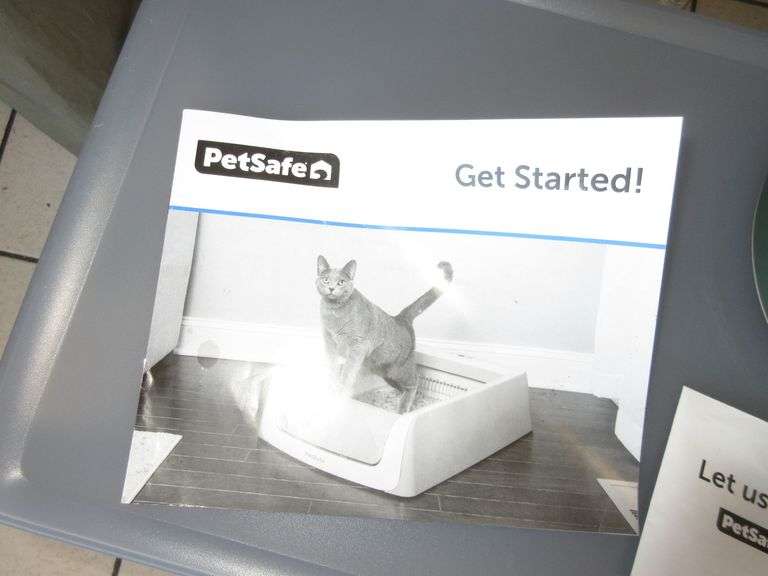 PetSafe® ScoopFree® Crystal Pro Self-Cleaning Cat Litter Box, Pet Dish ...