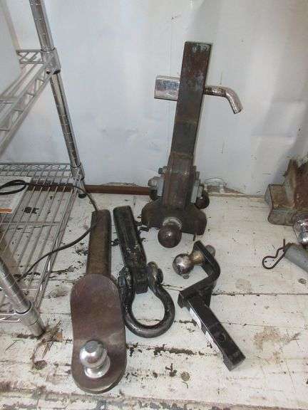 3) Trailer Hitches with Balls, Shackle Hitch - Prime Time Auctions, Inc.