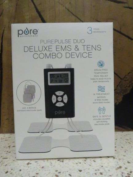 Pure Deluxe EMS and Tens Combo, Pure Electrode Pads - Prime Time ...