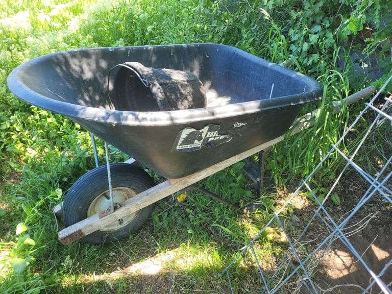 Wooden Vanity with Sink, Tomato Cages, Wheel Barrow, Fencing Panels ...