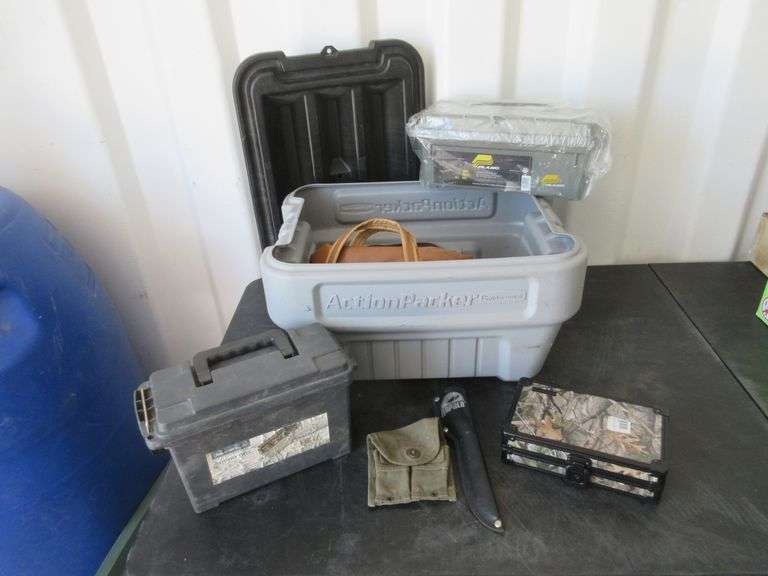 Action Packer Tote with Ammo Box, Shot Shell Box, Rifle Case, - Prime ...