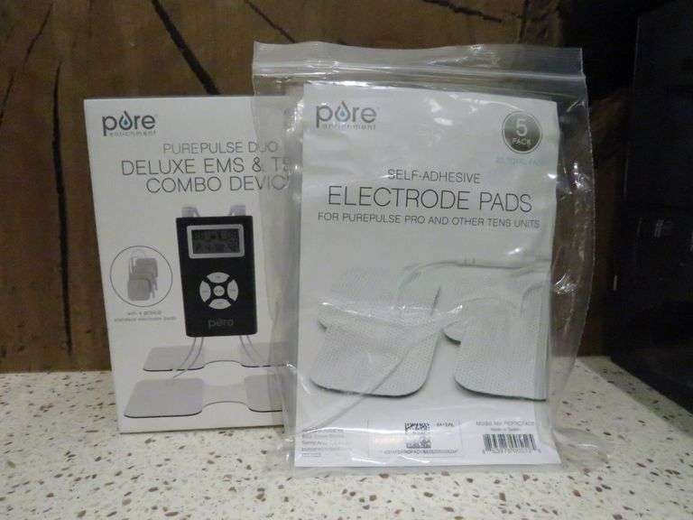 Pure Deluxe EMS and Tens Combo, Pure Electrode Pads - Prime Time ...