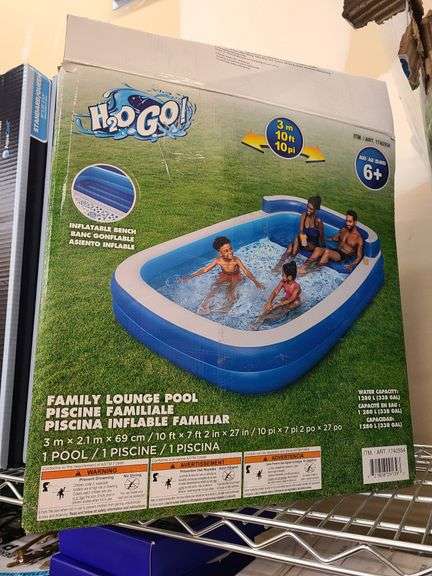 H2O Go Family Lounge Pool - Prime Time Auctions, Inc.