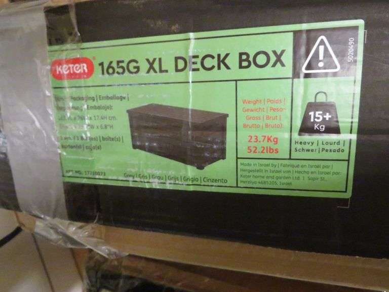 2) Keter Deck Box * - Prime Time Auctions, Inc.
