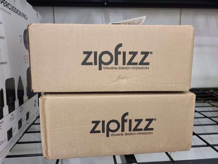 2) Boxes ZipFizz Drink Mix - Prime Time Auctions, Inc.