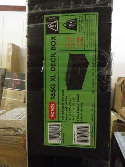 Keter XL Deck Box - Prime Time Auctions, Inc.
