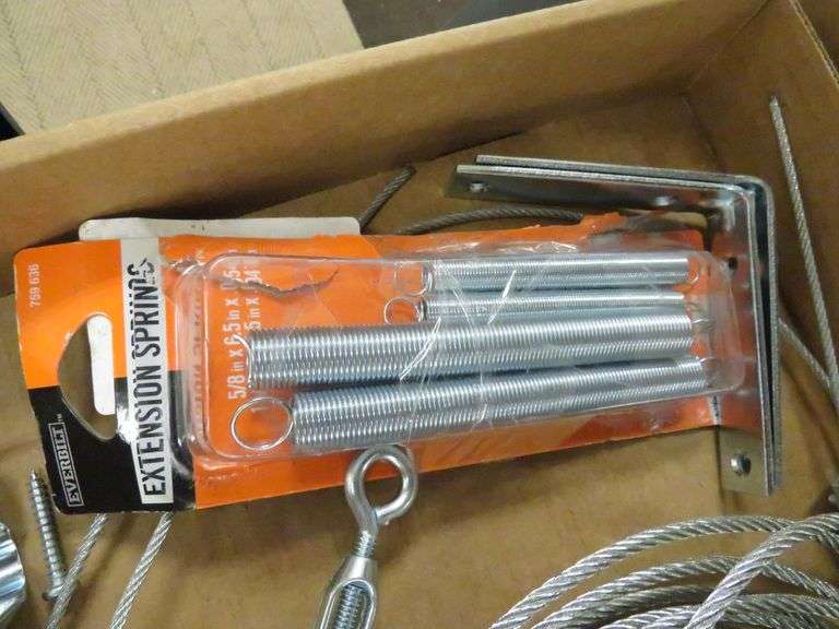 Extension Springs, Cable, Anchor Shackle - Prime Time Auctions, Inc.