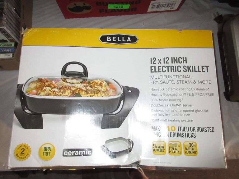 Bella Electric Skillet - Prime Time Auctions, Inc.