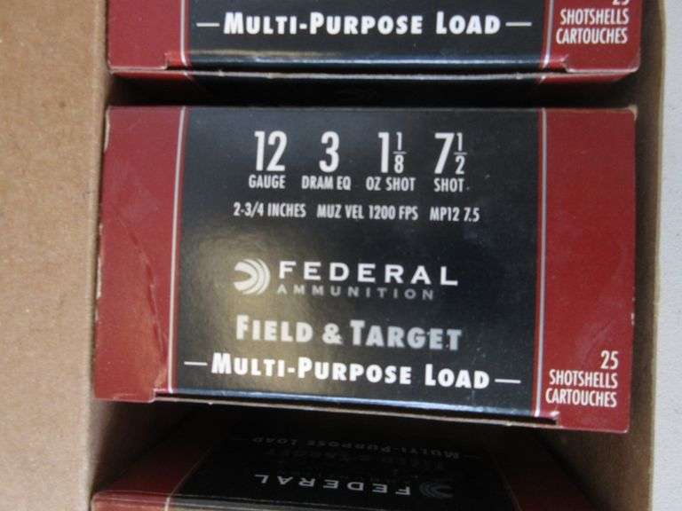 Federal 12ga Shotgun Shells - Prime Time Auctions, Inc.