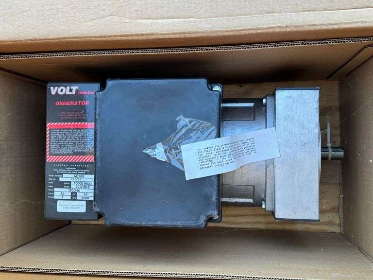 Volt Master America Generator 10,000 Watts - Prime Time Auctions, Inc.
