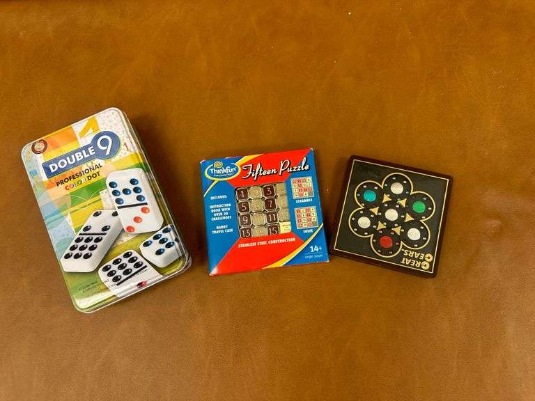 Double 9, Fifteen Puzzle, Great Gear - Prime Time Auctions, Inc.