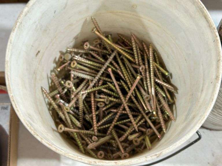 2) Buckets of Screws - Prime Time Auctions, Inc.