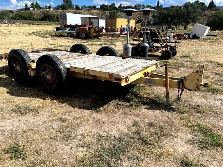 1964 Miller Tilt-Top Model BT Equipment Trailer - Prime Time Auctions, Inc.