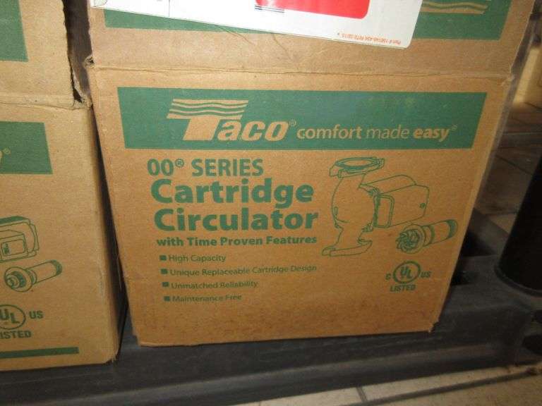 2) Taco Cartridge Circulators, 2-Cycle Engine Oil - Prime Time Auctions, Inc.