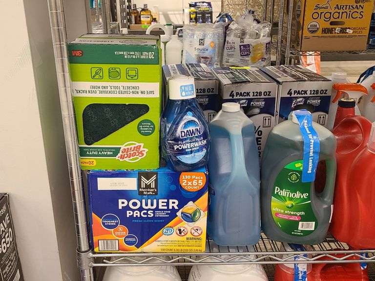 Pamolive, Member's Mark Power Packs, Scotch Brite, Dawn Powerwash ...