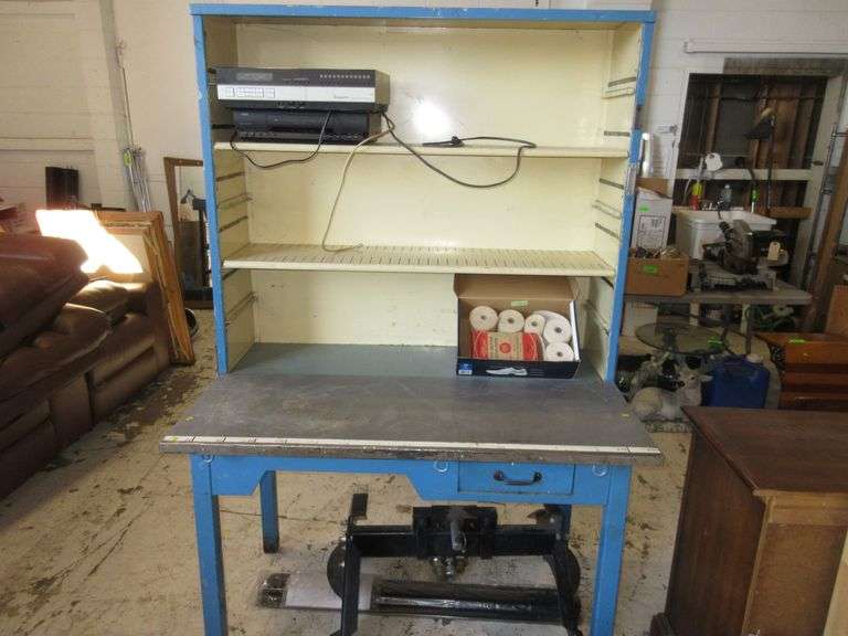 Work Table with VCRs, Register Tape - Prime Time Auctions, Inc.