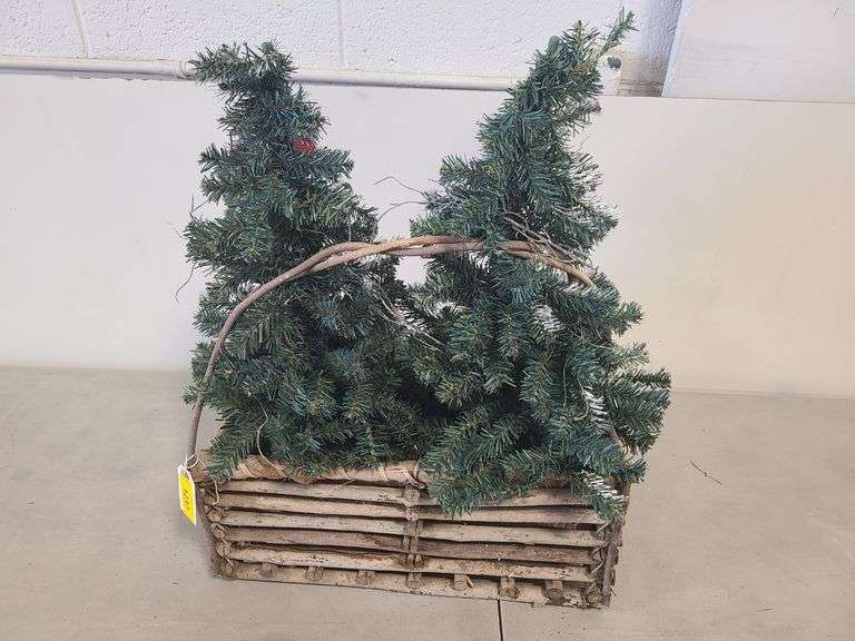 Christmas Trees in Wooden Crate - Prime Time Auctions, Inc.